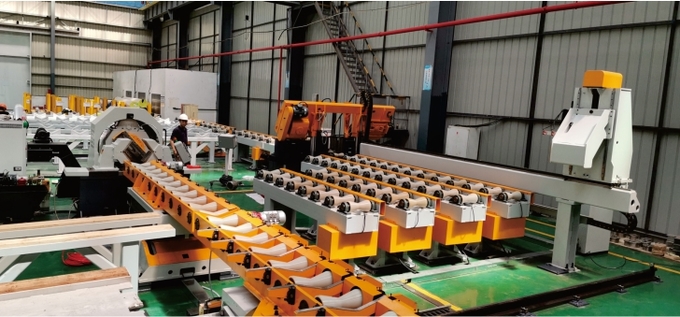 Precise Cold Cutting Beveling Production Line For 8-24'' Middle And Thick Wall Pipes 4