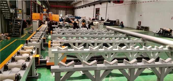 Precise Cold Cutting Beveling Production Line For 8-24'' Middle And Thick Wall Pipes 5