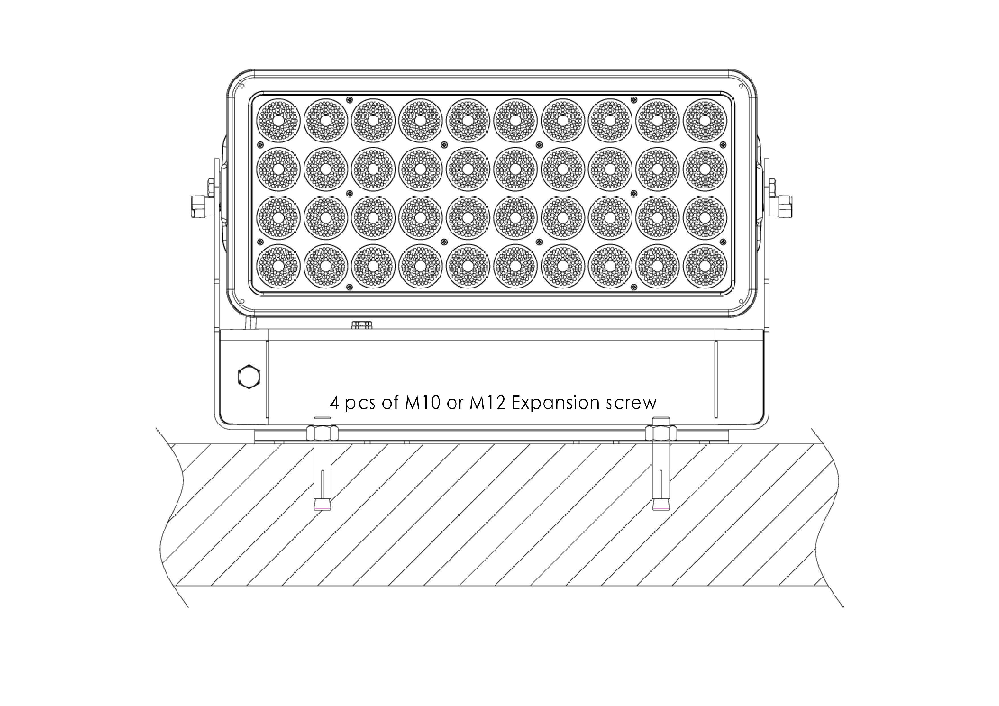 400w Led City Color Light Zoom Rgbw Outdoor Waterproof Landscape High Building Wall Washer Lights 9