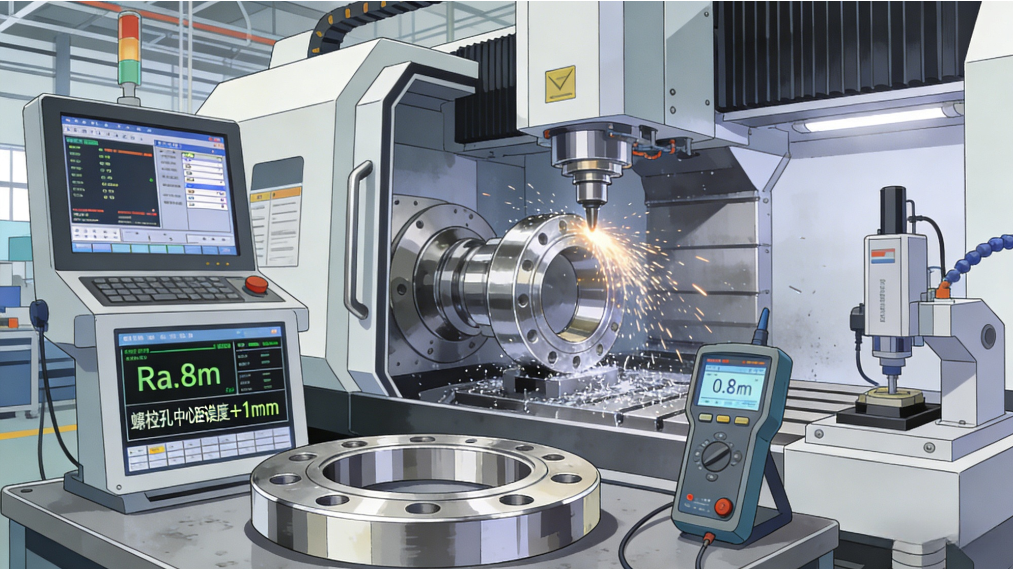latest company news about The Manufacturer's Edge: Delivering Precision Titanium Flanges for Critical Global Infrastructure  3