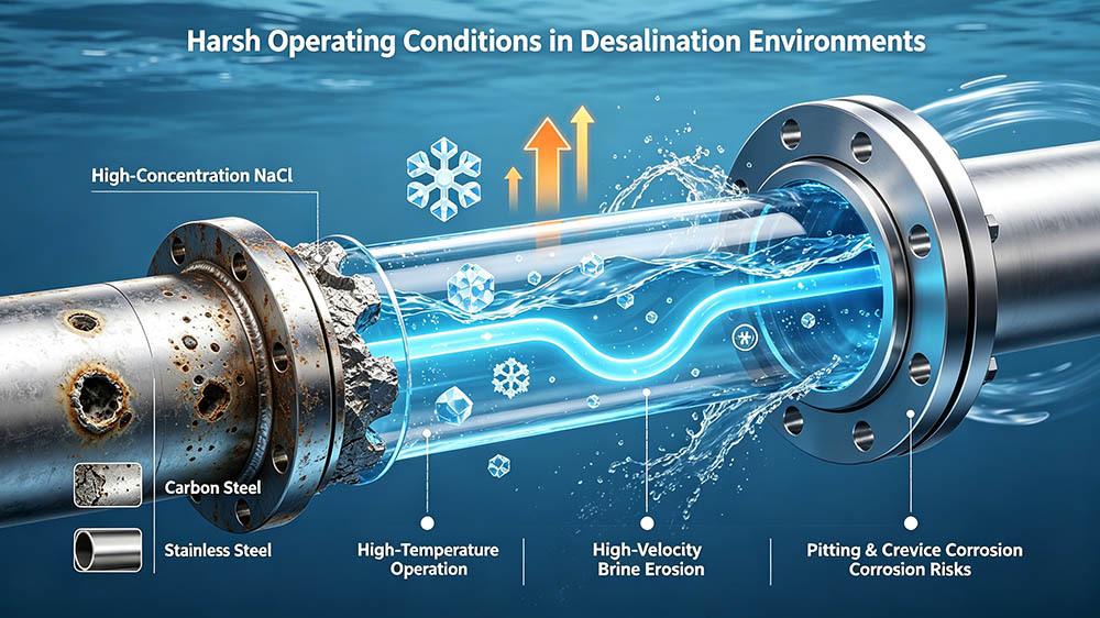 info-1000-562 latest company news about Why Titanium Flanges Are Indispensable in Modern Seawater Desalination Plants 0