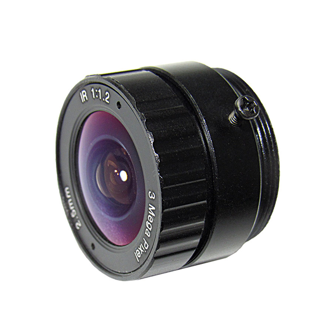 HD 3MP 2.5mm CCTV lens CS IR metal for HD Security Cameras,1/2.5