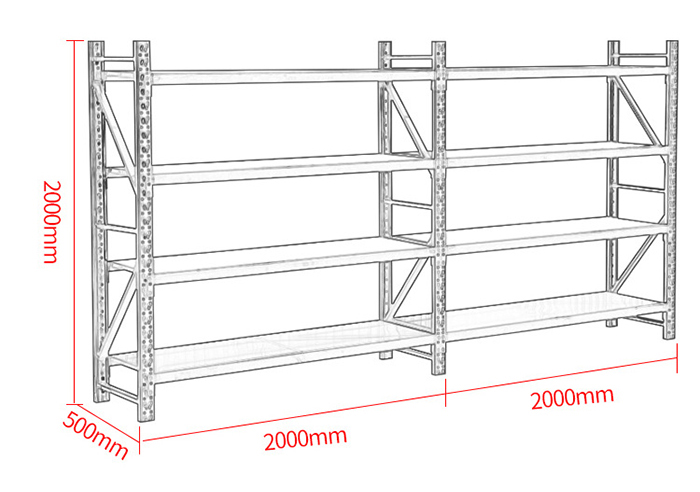 High Capacity Metal Steel Adjustable Storage Stacking Racks Shelves(id ...