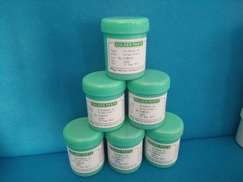 No Clean Lead Free SMT Solder Paste Screen Printing Oubel 500g RoHS Approved 0