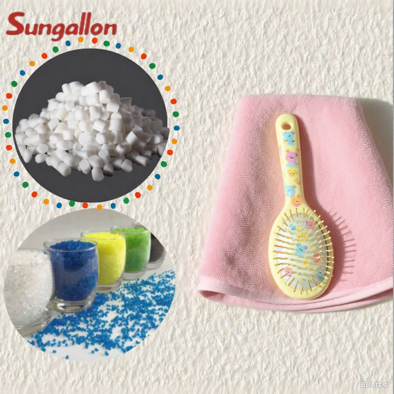 High Toughness TPE Particles for Anti-Slip Handle Air Cushion Hairbrush Easy Injection Molding Wear-Resistant 0