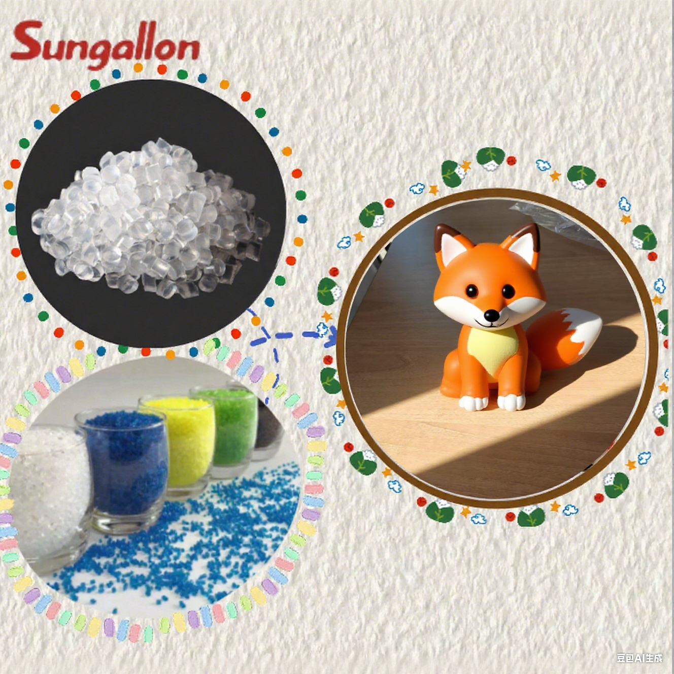 Toy Production TPE Particles, Flexible yet Sturdy, Easy Coloring & Bonding, Factory Support Included