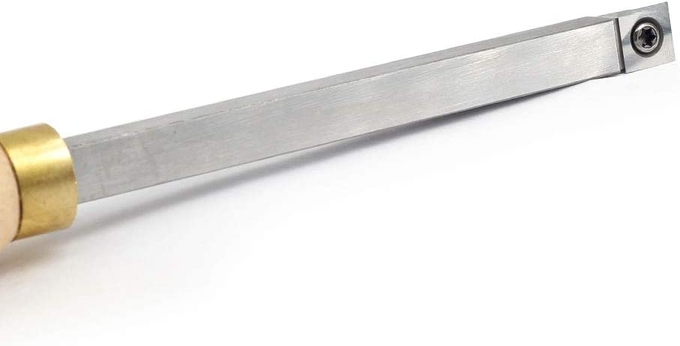 Mini-Hartmetall-Holzdrehmeißel-Kombiset mit Holzgriff zum Drechseln von Stiften oder kleinen bis mittelgroßen Drechselprojekten 3